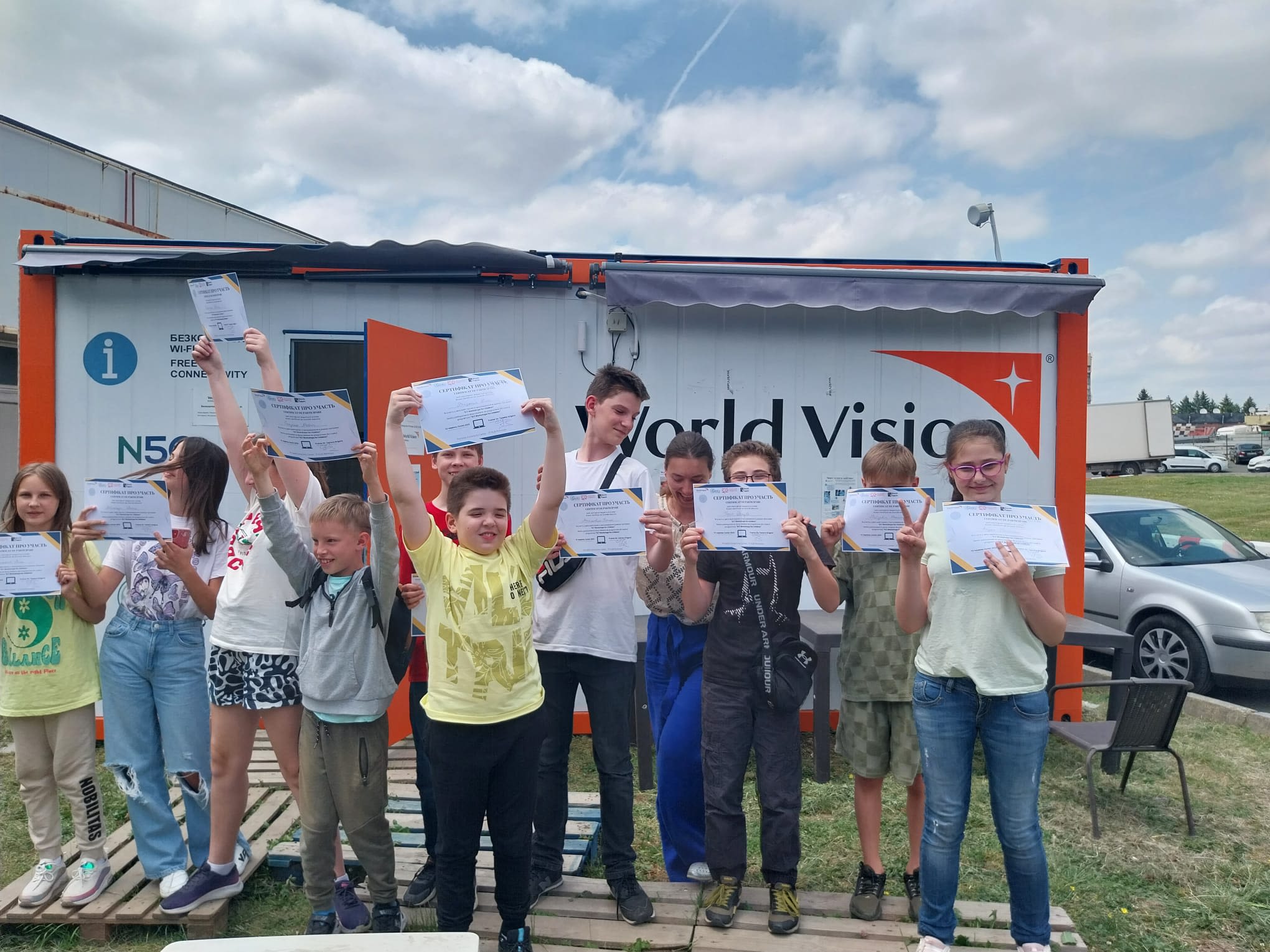 Corporate partnerships help Ukrainian children learn far from home ...